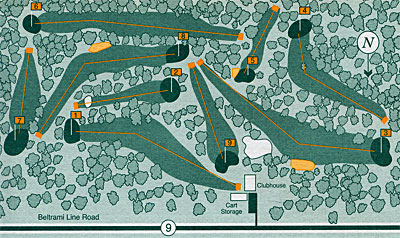 Maple Ridge Golf Course - Bemidji, Minnesota - SCORECARD